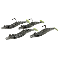 Marker 54 - Shrimplets – Black w/ Chart tail – Z's Tackle