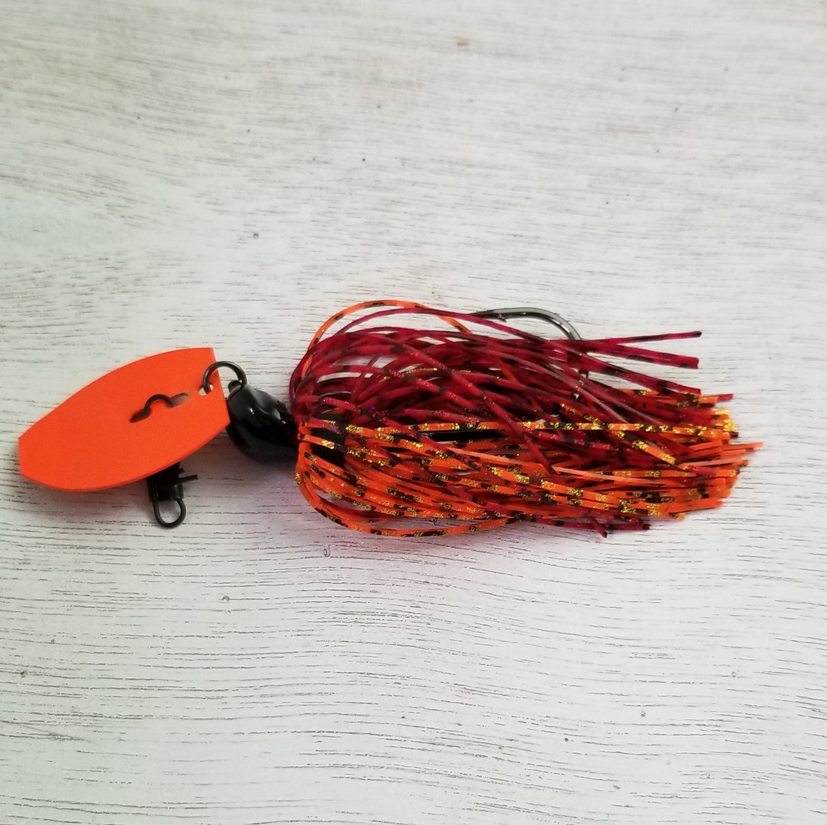 Delta Lures Thunder Jig - Orange Blade - Fire craw – Z's Tackle
